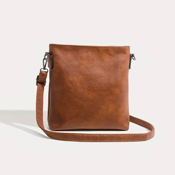 Bags | New Retro Crossbody Bag Pu Leather | Poshmark